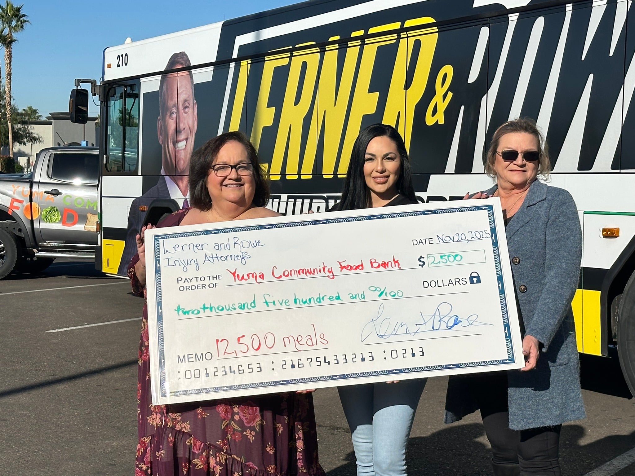 $2.5K Donation to the Yuma Community Food Bank